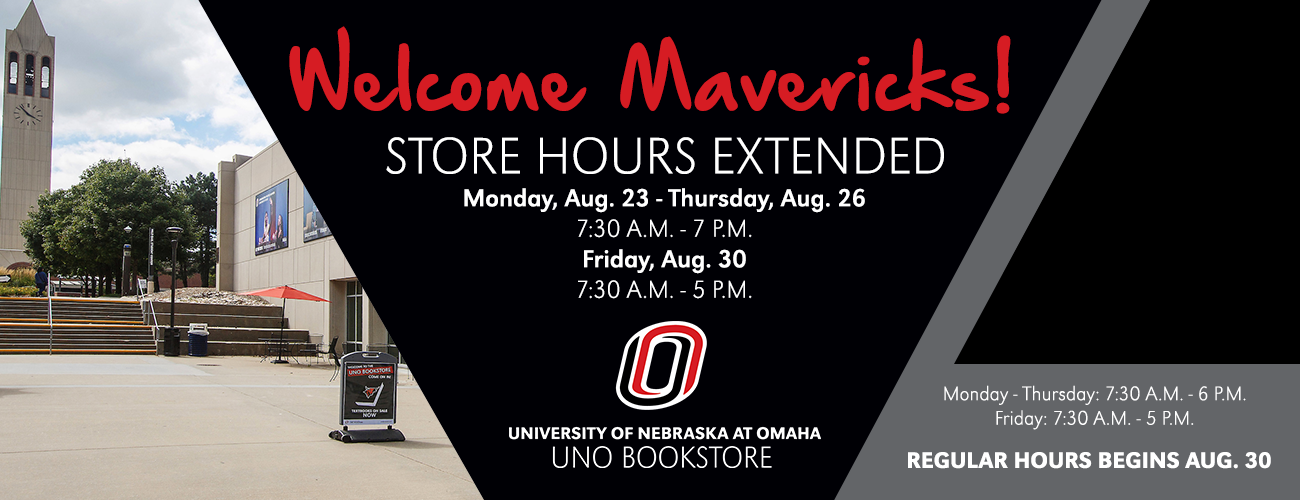 Welcome | UNO Bookstore